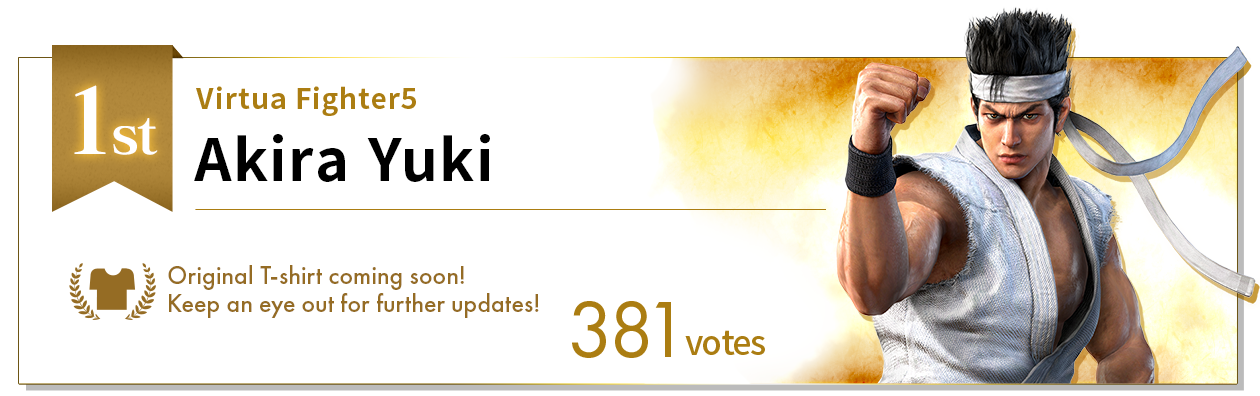 CHARACTER POLL｜Virtua Fighter 30th Website