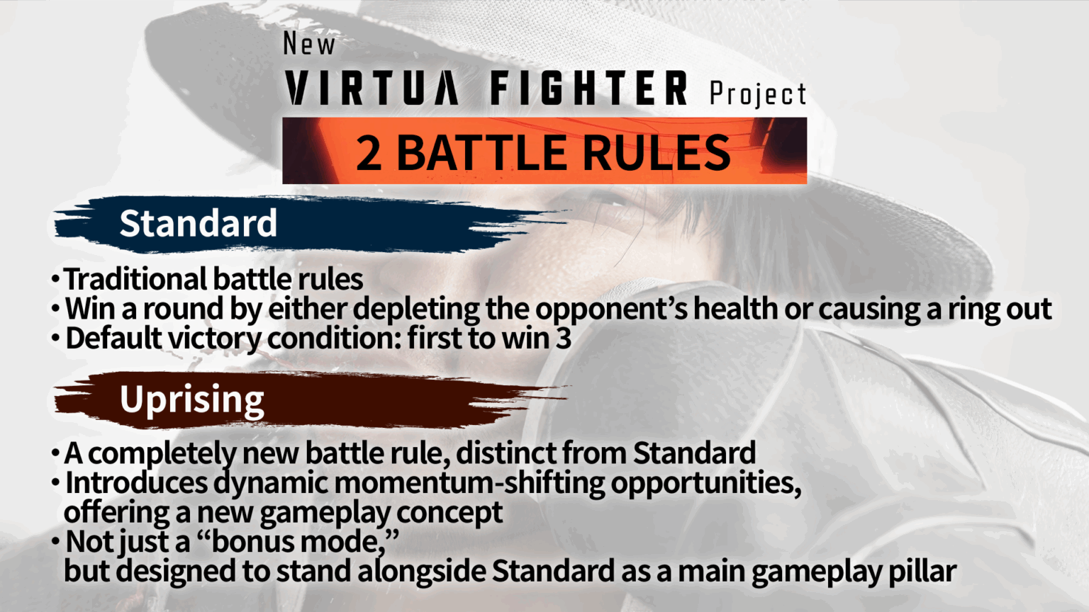 TGS Special Stage (battle system) New VIRTUA FIGHTER Project｜NEWS ...